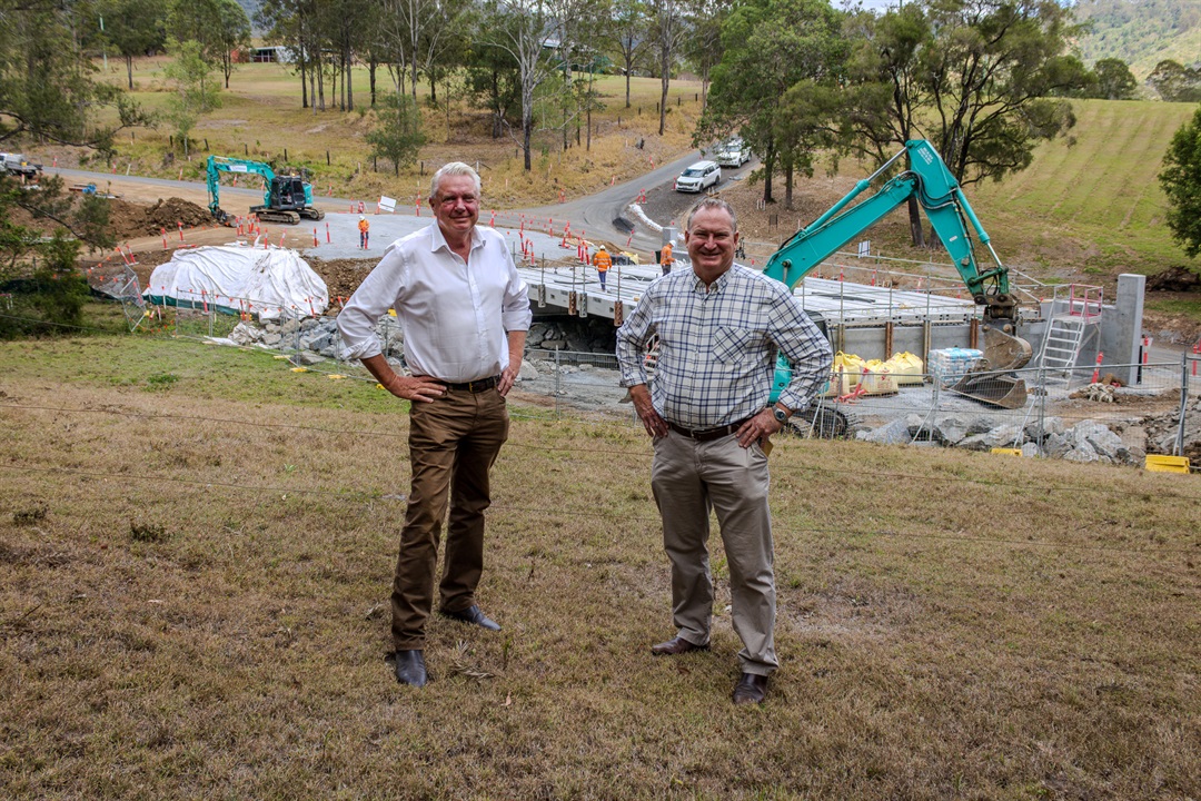 Work underway on Price Creek Bridge | Scenic Rim Regional Council